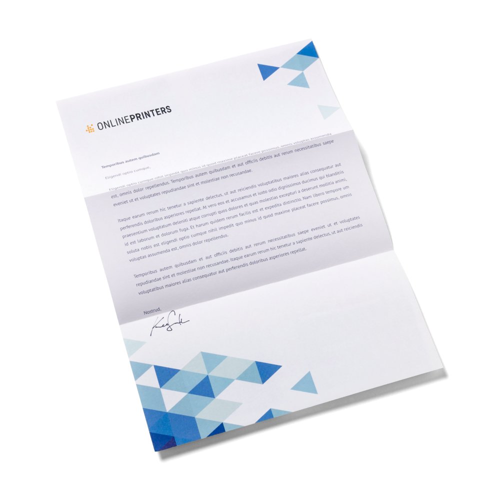 Imprimir papel de carta 4/0 A4 210x297 mm | Onlineprinters