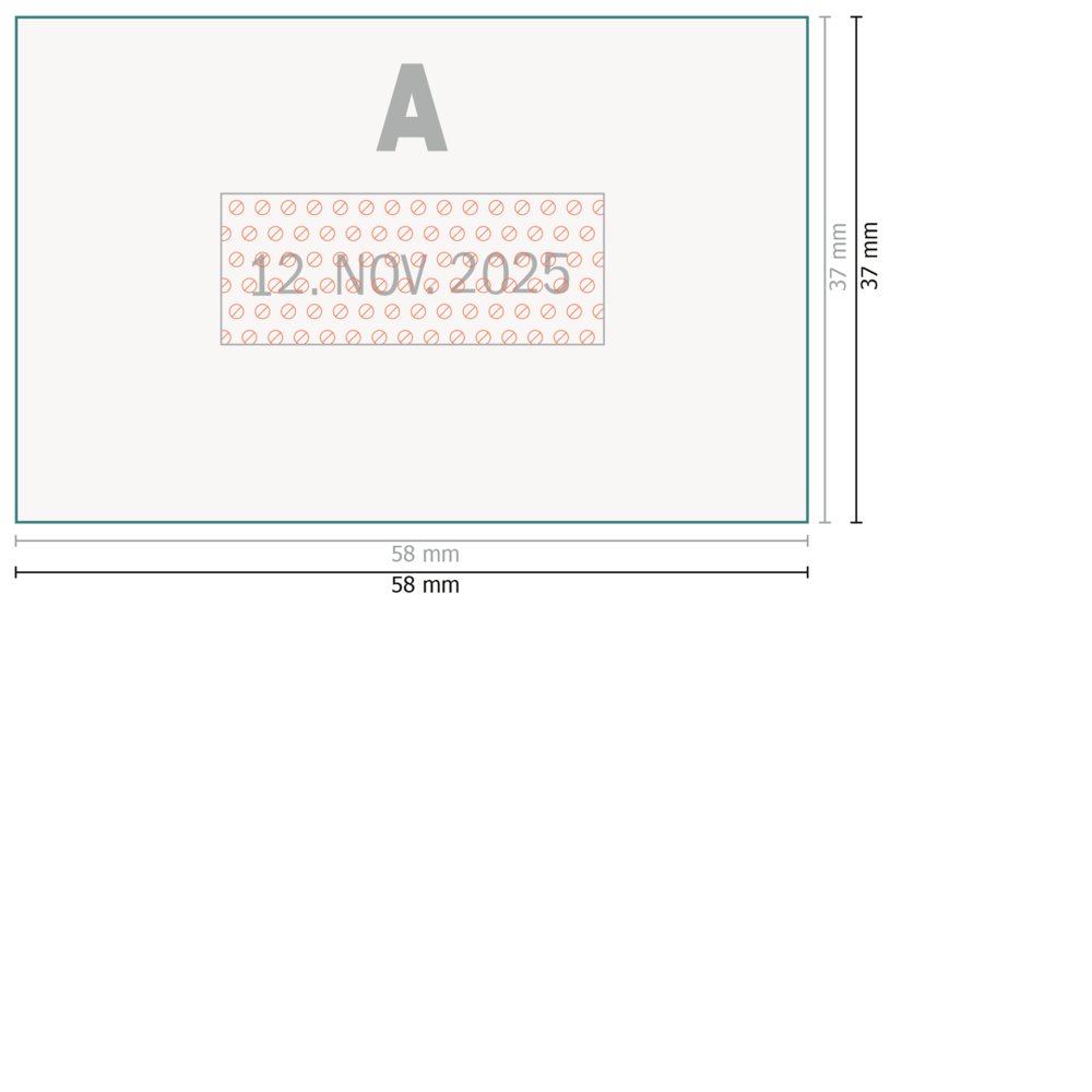 Sello Colop de fecha 2660 Green Line, 5.8 x 3.7 cm en Onlineprinters