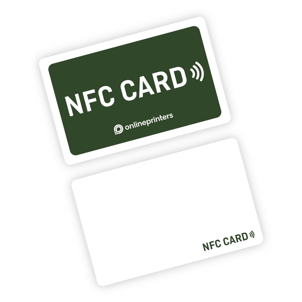 Tarjetas de visita NFC, 8,6 x 5,4 cm, colores 4/4, 8,6 x 5,4 cm en ...