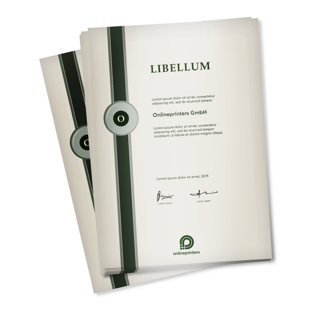 Diplomas con colores de efecto, A4, A4 en Onlineprinters