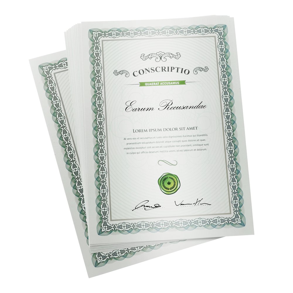 Diplomas con colores de efecto, A4, A4 en Onlineprinters